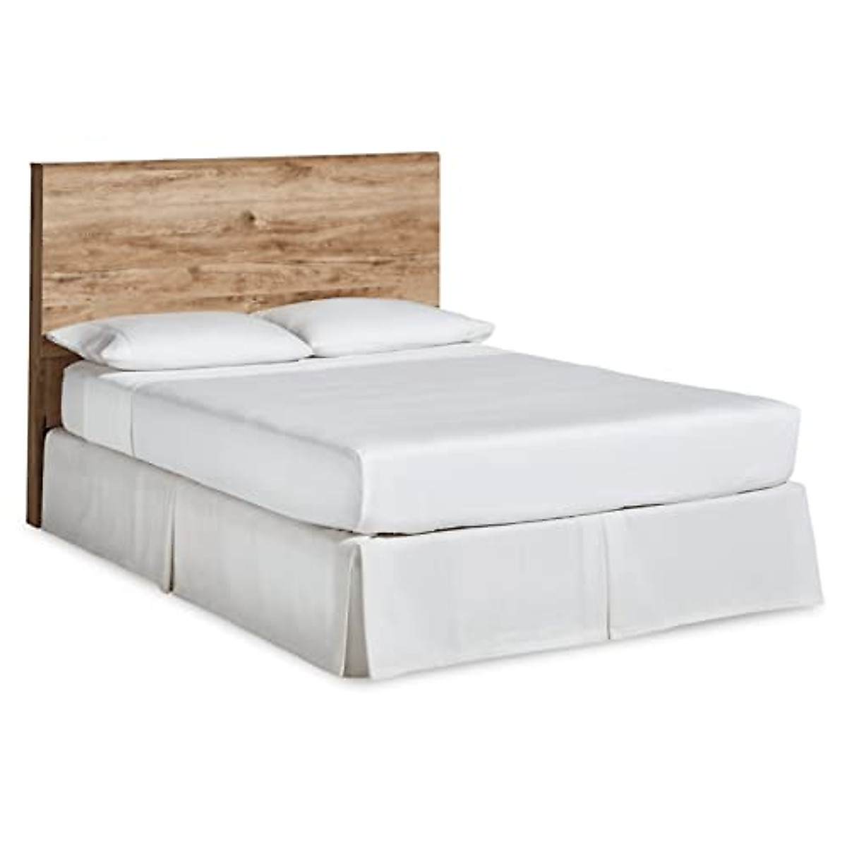 Signature Design by Ashley Hyanna Rustic Decorative Laminate Panel Headboard ONLY, Queen, Brown