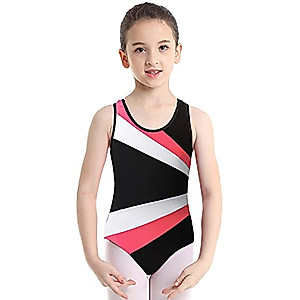 Happy Cherry Girls Gymnastics Leotard Sparkle Gradient Leotards for Kids