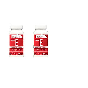 Walgreens Vitamin E Softgels 400IU 100 Count(Pack of 2) Total 200