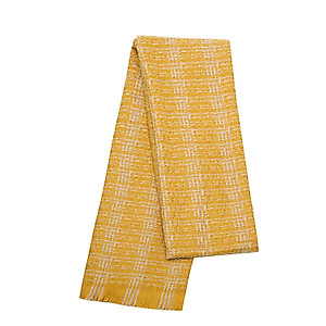 VANLINKER Soft Premium Cashmere Winter Scarf for Women Men Cozy Shawls Classic Tweed Long Wraps Stay Warm and Stylish VL9321 Yellow