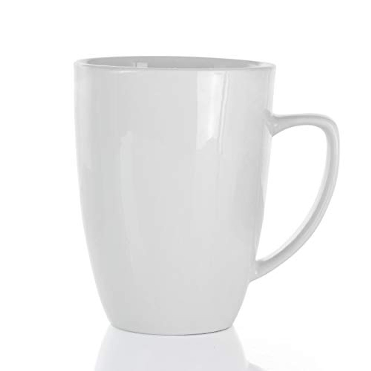 Elama Service for Four 16 Piece Porcelain Dinnerware Set, White-Square 1