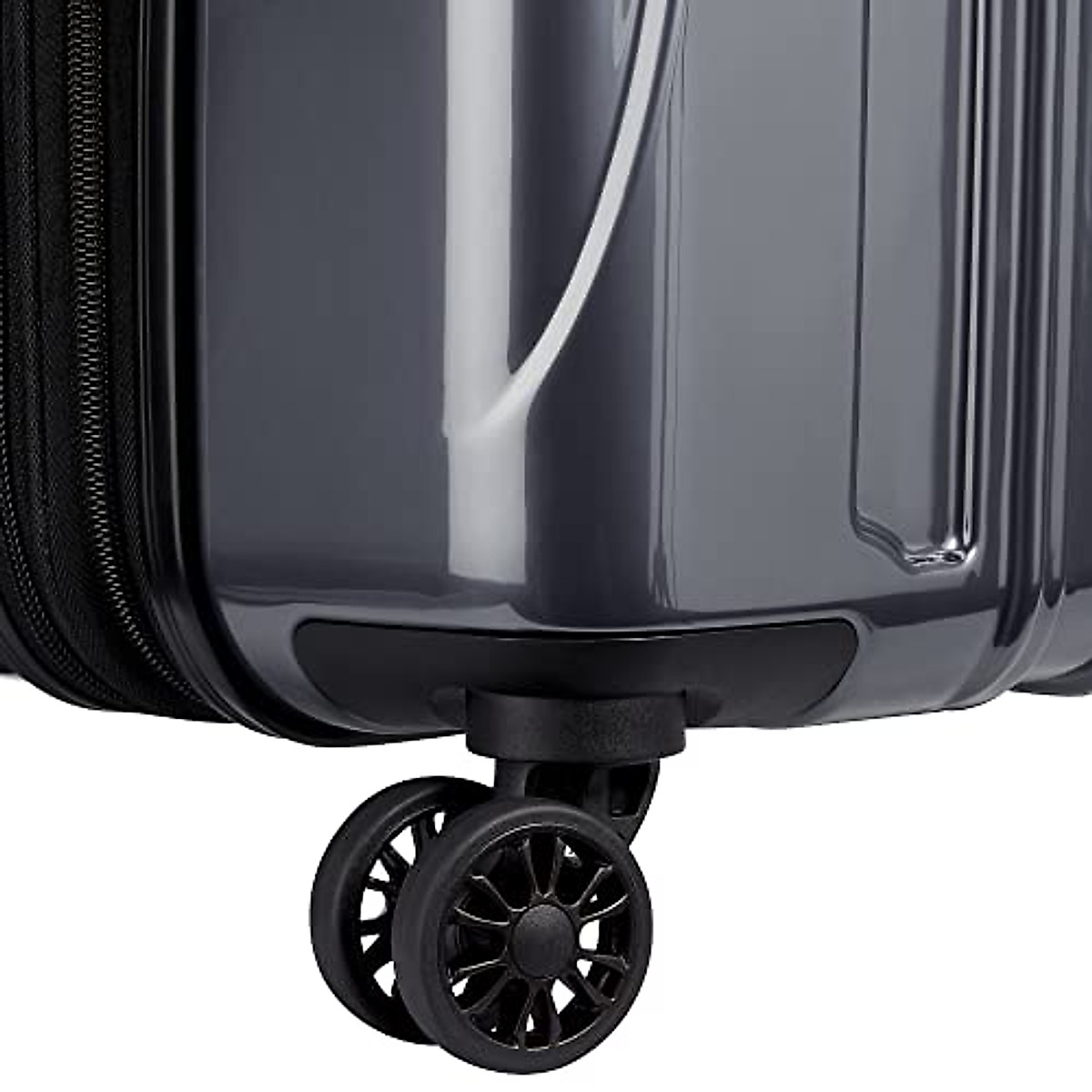 DELSEY PARIS Helium Aero Hardside Expandable Luggage with Spinner Wheels, Titanium, Carry-On 21 Inch