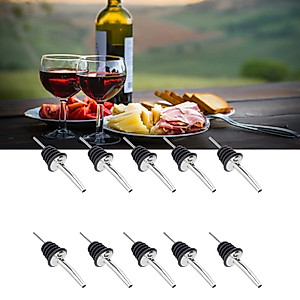 Bottle Pourer, Leakproof Liquor Dispenser, Arc Design Exquisite Craftsmanship for Beverage Bottles Bars Restaurants Wine Bottles