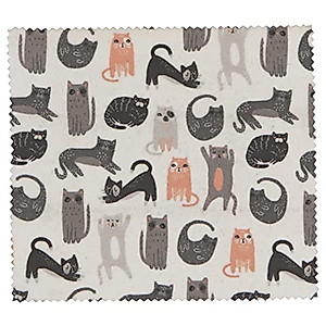 DANICA NOW DESIGNS Cats Beeswax Wrap, 3 CT