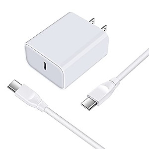 USB C Wall Charger,20W PD Fast Charger Block Box Brick & 6ft Type C Cable for Samsung Galaxy A53 5G,A52,A14,A23,A32,A13,A12,A03S,S23,S22 Ultra,S22,S21 FE 5G,S20,S10,S9,Google Pixel 7 7 Pro Pixel 6 Pro