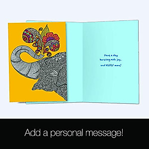 Tree-Free Greetings 8 Pack Greeting Cards, 100% Recycled Paper, Eco-Friendly Cards, Made in the USA, Variety Pack with Matching Envelopes, 5”x7” in Artful Designs, multicolored (AGP1039)