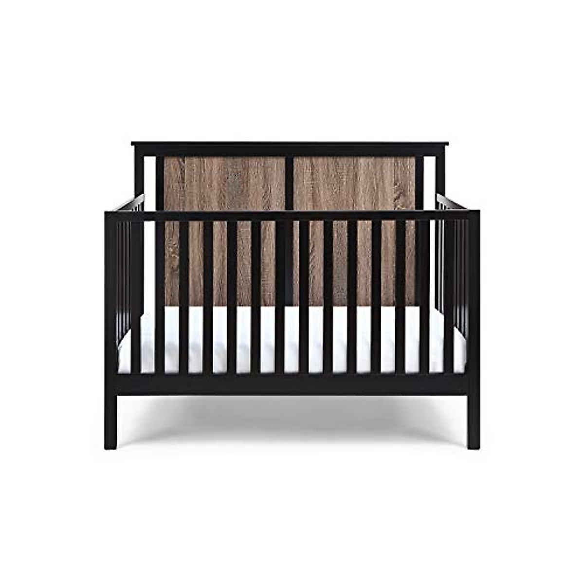 Suite Bebe Connelly 4 in 1 Convertible Crib in Black with Vintage Walnut