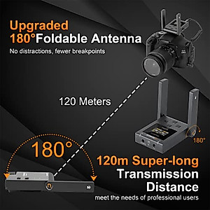 COMICA BoomX-U2 UHF Wireless Lavalier Microphone System with Dual-Channel Recording, Noise Reduction, 394' Range, Screen Flip, Lav Mic for Camera Smartphone Podcast Interview YouTube Facebook Live