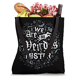 We Are The Weirdos - Witchcore - Distressed Goth Symbols Tote Bag