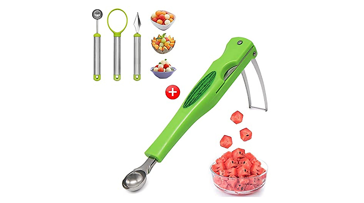 JAYVAR Watermelon Slicer Set - Perfect for Easy Fruit Prep