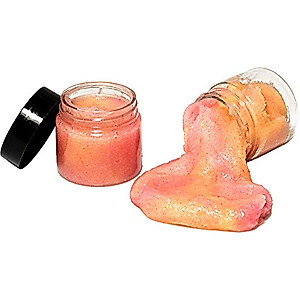 1oz Containers with Lids Lip Scrub/Gloss Containers, Empty 1 oz Jars 30G/30ml- Travel Cosmetic Containers w/Lids- Clear 1 Ounce Makeup Sample Container, Cream, Lotion, Liquid - BPA Free (24)