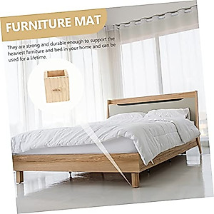 LIFKOME Wood Bed Mat Furniture Risers for Sofas Floor Sofa Couch Throws for Sofa Couch Riser Wood Bed Leg Cap Furniture Foot Pads Heightening Pad Washing Machine Pad Bed Foot Pad