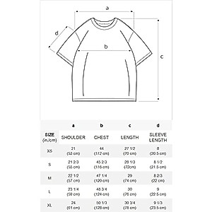Aelfric Eden Mens Oversized Shirts Washed Loose Tee Solid Crewneck Summer Casual Tops