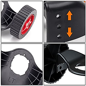 huibei String Trimmer Wheels | Electric Grass Trimmer Attachments | Rust-Resistant Grass Cutter Accessories for House, Garden Tools for Edger Support, Garden Auxiliary