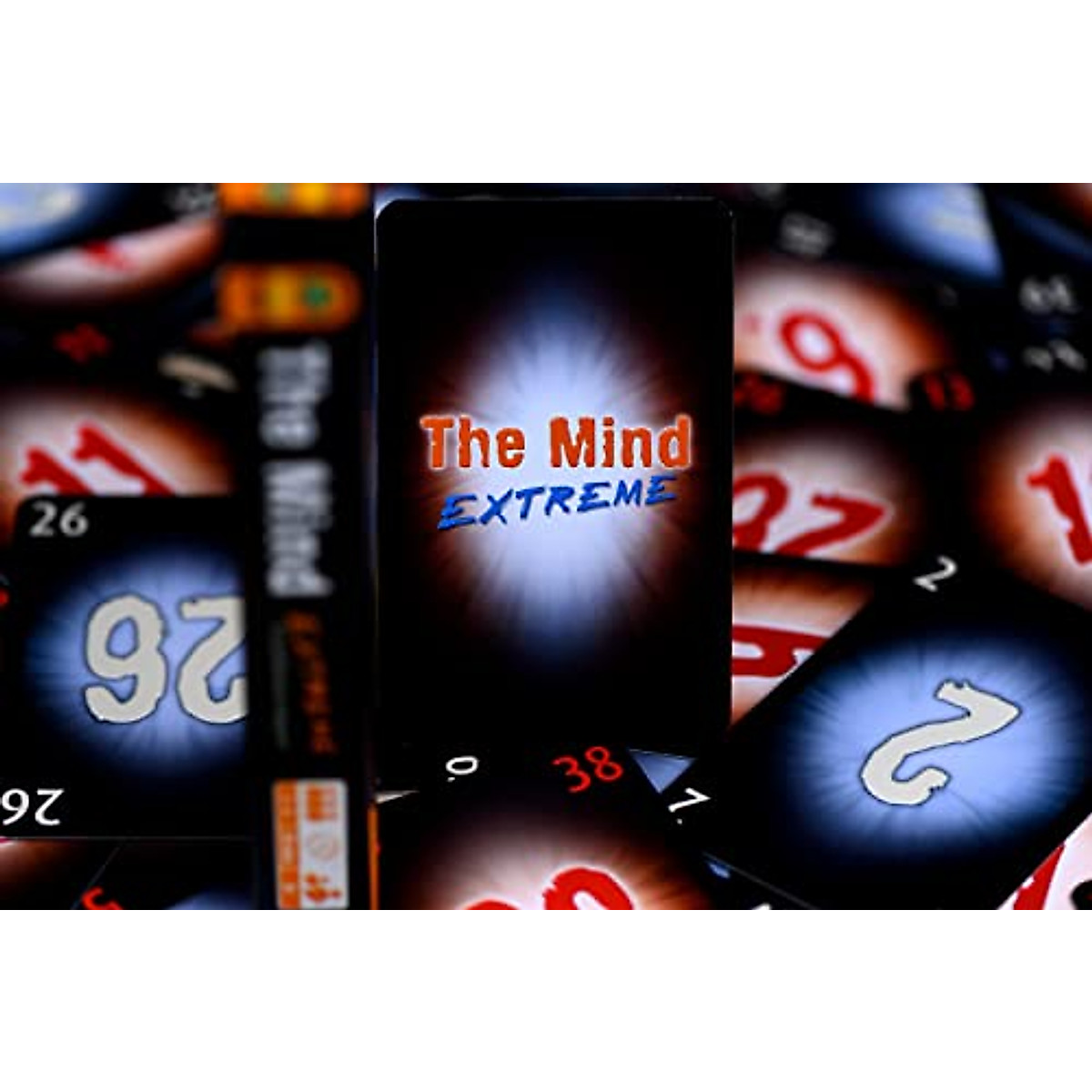 Pandasaurus Games The Mind Extreme - Twice The Speed, Synchronized and Backwards - Family-Friendly Board Games - Adult Games for Game Night - Card Games for Adults, Teens & Kids (2-4 Players) , Black