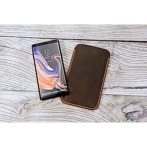 Personalized Leather phone case sleeve pouch for Samsung Galaxy phone S22 S21 S20 ultra plus, Note 20 10 X03-SG005S (S21 Ultra)