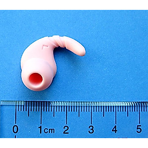 6pcs (PK-NSTB) Left and Right Side Stabilizers Fins Wing Adapters Eartips Compatible with in Ear Earphones with 4mm to 6mm Nozzle Attachment