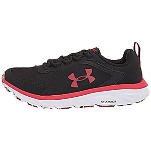 Under Armour Mens Charged Assert 9 Marble Running Shoe, Black(001 Red, 10 US
