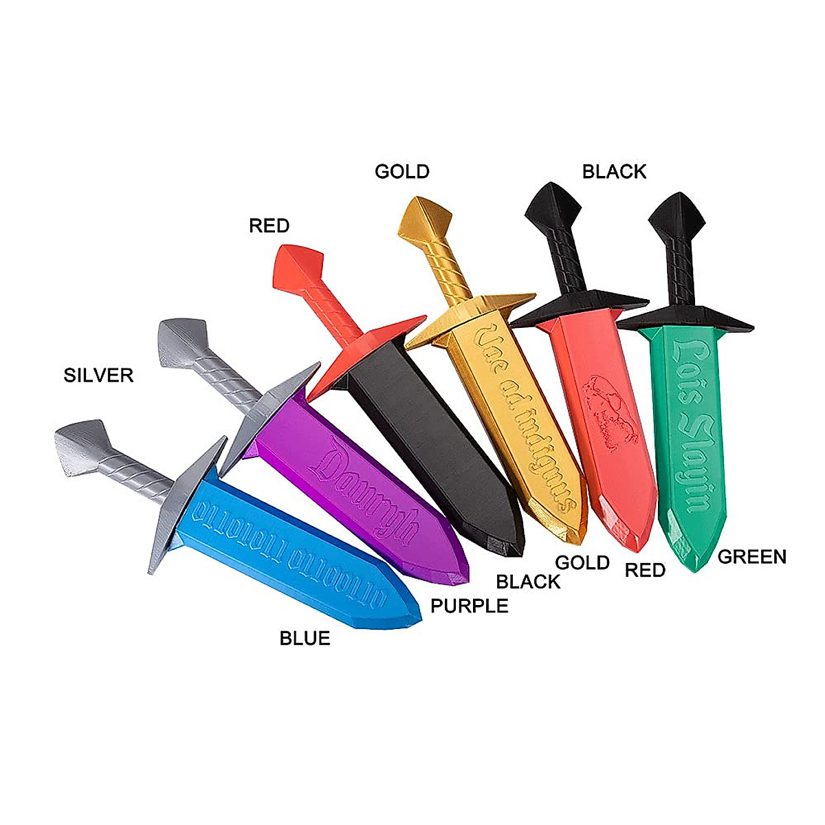 Custom Designed Dice Dagger Dice Sword Holder for Dice Storage Personalized Role Playing Dice Keeper | DND RPG D&D Dungeons and Dragons GiftQ