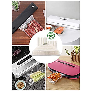 Vacuum Sealer Bags Heavy Duty, 11x 50 Vacuum Sealer Bags (2 packs) 100 ft Roll