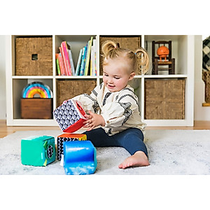 Baby Einstein Explore & Discover Soft Blocks Toys, Ages 3 months +