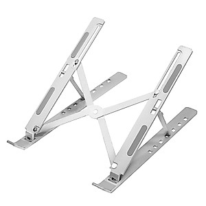 BoxWave Stand and Mount for HP Envy x360 Convertible (15m-ed1013dx) (Stand and Mount by BoxWave) - Compact QuickSwitch Laptop Stand, Portable, Multi Angle Viewing Stand - Metallic Silver