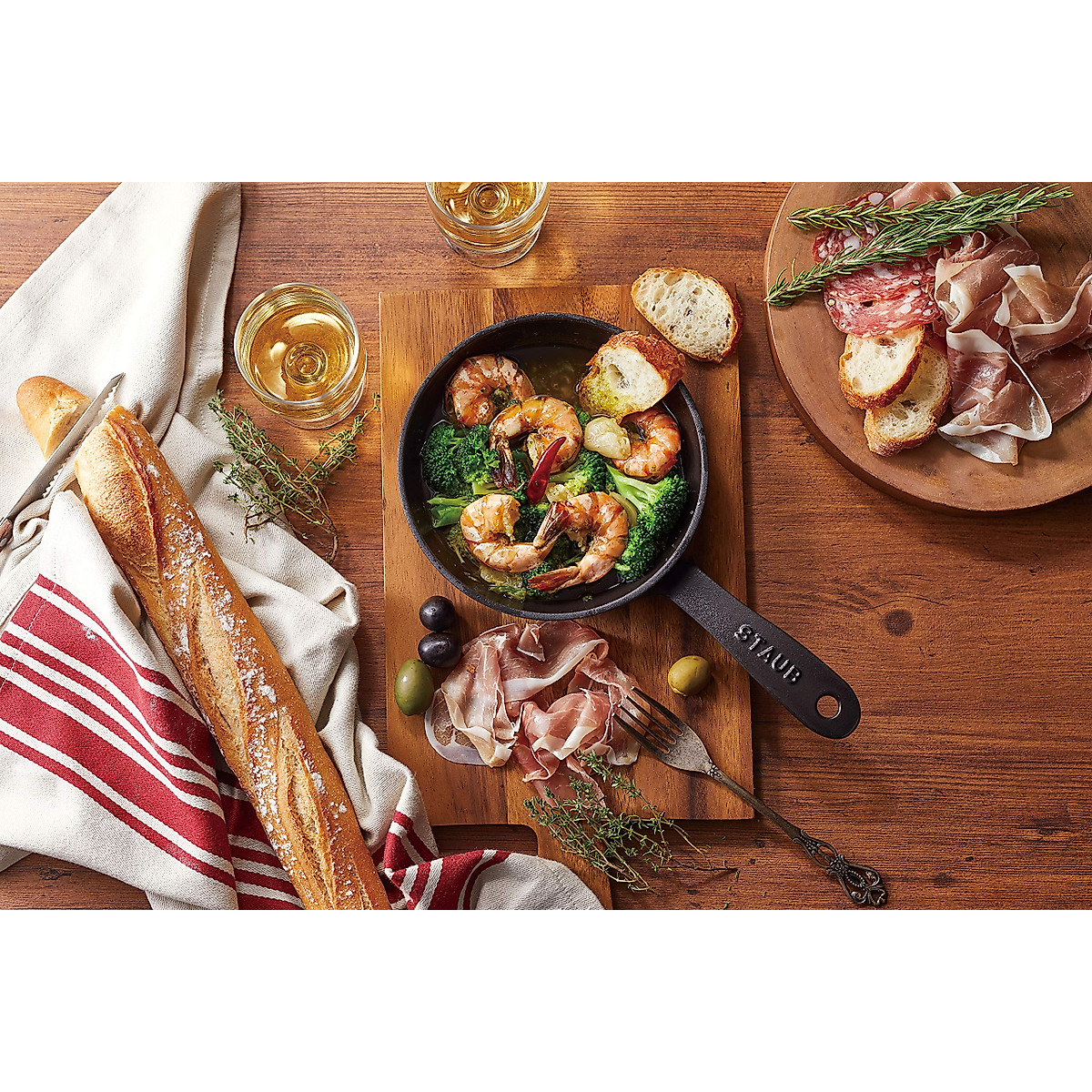 staub Skillet 40501-145 Skillet Gray 6.3 inches (16 cm) Frying Pan, Enameled Casting, Iron, Induction Compatible, Japanese Authentic Product