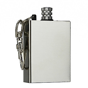 ETOPSTECH 5 Pcs Emergency Survival Camping Fire Starter, Flint Metal Match, Lighter for Outdoor,Lighter Fluid Permanent Matchbox, Forever Lighter Set, Keychain Unlimited Portable Waterproof