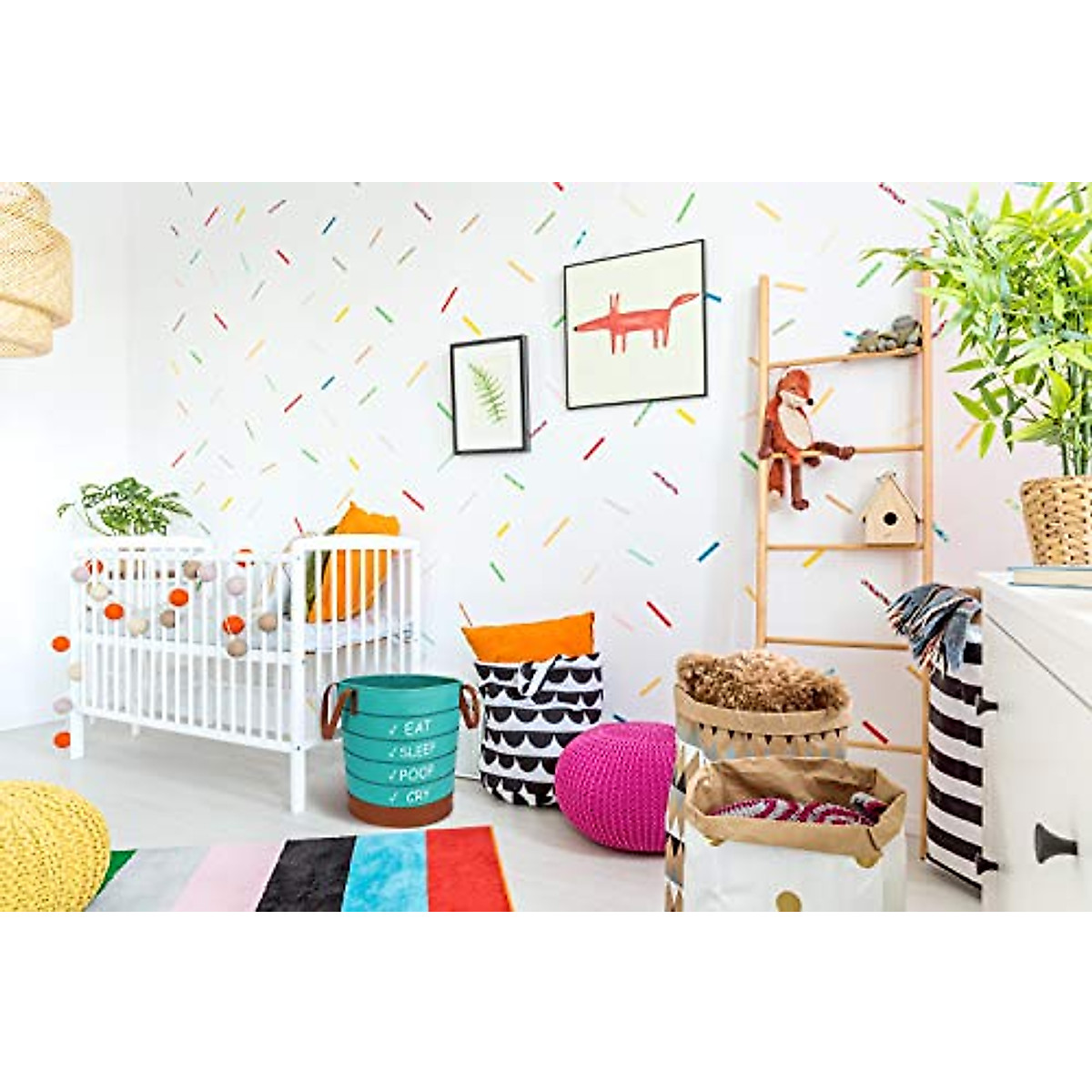 SMILE A WHILE Baby Laundry Basket and Baby Hamper Great Basket for Toy Storage Large Collapsible Laundry Basket Fits Nursery Decor Felt Laundry Basket can be Used for Blanket Basket for Nursery