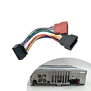 MASO 16 Pin Car Stereo Radio Lead Loom ISO Wiring Harness Connector Adaptor