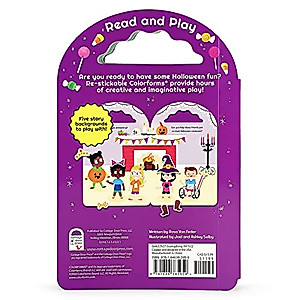 Happy Halloween Colorforms - Reusable Sticker Activity Book Clings For Toddlers, Ages 2-7