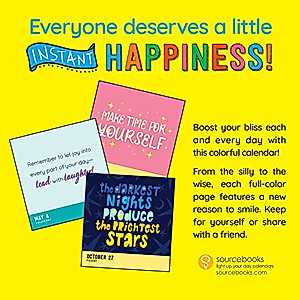 2023 Instant Happy Notes Boxed Calendar: 365 Reminders to Smile and Shine! (Daily Motivational Desk Gift)