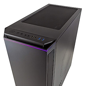 Periphio Phantom RGB Gaming Computer, Intel Quad-Core i7 3.3GHz, GeForce GTX 1650 GPU (4GB), 16GB RAM, 500GB SSD + 1TB HDD, Windows 10 Gaming PC, WiFi (Renewed)