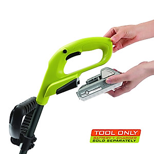 Sun Joe 24V-GT10-CT 24-Volt IONMAX 10-inch Cordless Lightweight Stringless Grass Trimmer, Tool Only