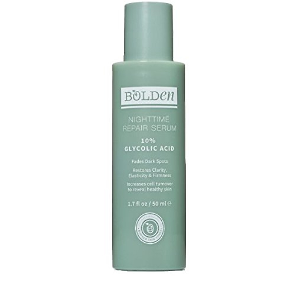 Bolden Glycolic Acid Serum | A Nighttime Repair Serum with 10% Glycolic Acid | Fades Dark Spots & Discolorations to Reveal Clear & Healthy Skin | (1.7 Fl Oz)