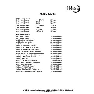MidNite Solar MNEAC25 25A 120VAC DIN Rail Breaker