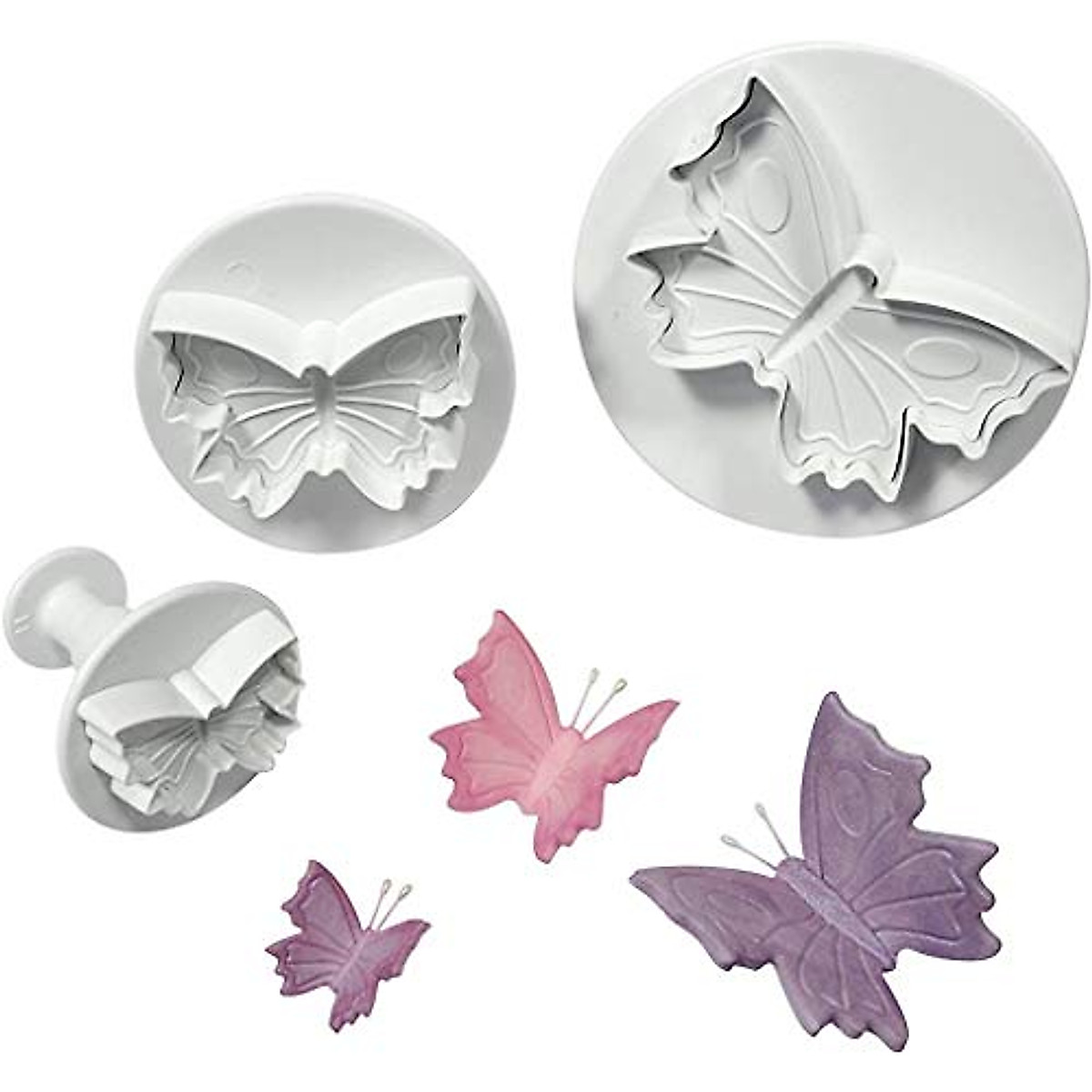 PME Plunger Cutters, Butterfly, 3-Pack