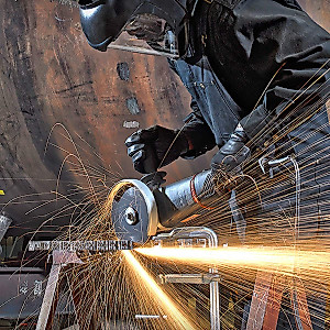 KSEIBI 651006 Grinding Wheels 25-Pack, Aluminum Oxide Discs for Metal & Stainless Steel, 4-1/2" x 1/4" x 7/8", Aggressive Grinding for Angle Grinders, Depressed Center Design