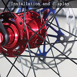 QIYUANMENGYI Bicycle Spokes 16Pcs Bike Bicycle High-Carbon Steel Spokes and Nipples 251/253/255/257/259/261/263/265/267/269 MM (Color : 269mm)