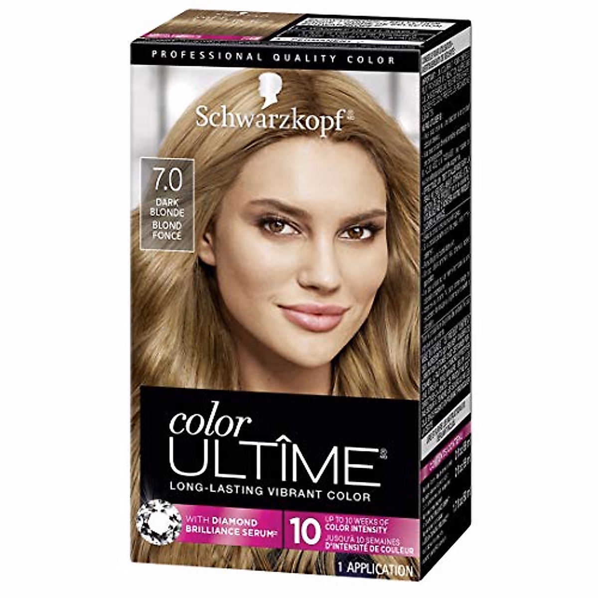Schwarzkopf Color Ultime Hair Color Cream, 7.0 Dark Blonde (Packaging May Vary)