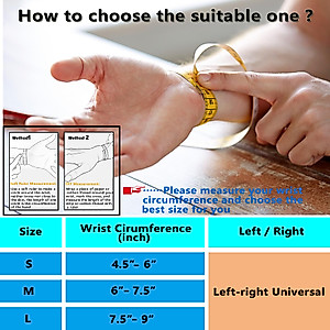 VISKONDA Thumb Brace - Thumb Spica Splint - CMC Joint Thumb Support Brace for Pain Relief,Arthritis,De Quervain's Tendonitis,Sprains,Strains,Trigger Thumb Immobilizer,Left or Right Hands(Medium)