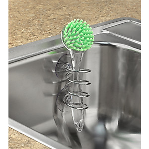Spectrum Spiral Suction Sink Organizer, Chrome