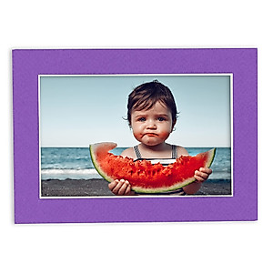 8.5x11 Mat for 11x14 Frame - Precut Mat Board Acid-Free Purple 8.5x11 Photo Matte Made to Fit a 11x14 Picture Frame, Premium Matboard for Family Photos, Show Kits, Art, Picture Framing, Pack of 1 Mat