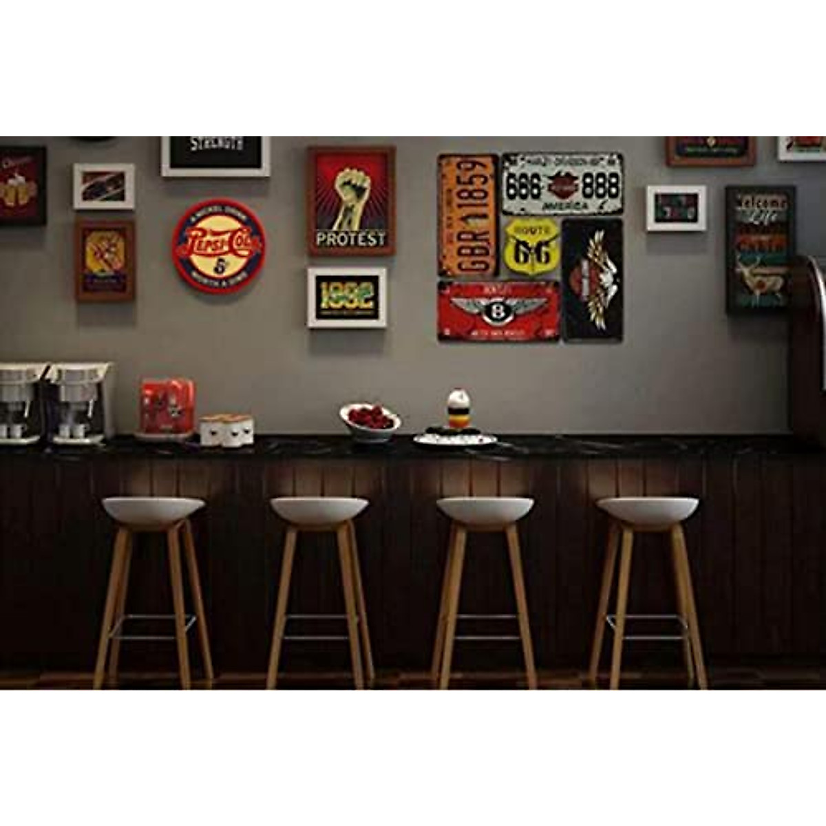 12" Round Pepsi Cola Tin Sign A Nickel Drink, Worth A Dime