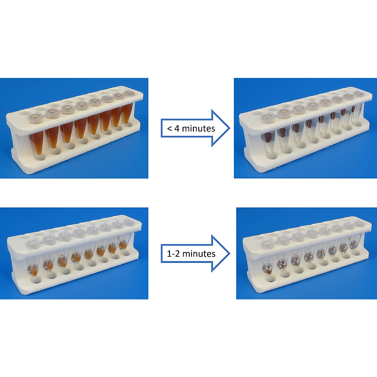 Sergi Lab Supplies Magnetic rack for DNA, RNA purification; for 100-250 microliter PCR tubes (leagacy, 16 tubes)