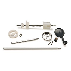 WoodRiver Project Kit - Ceramic Hand Crank Salt or Pepper Mill Grinder Mechanism Kit - Black Enamel