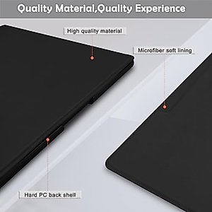 Aippdo Case for Remarkable Paper Pro Tablet 11.8" (Released in 2024), Hard Back Shell Protective Book Folio Cover with Built-in Pen Holder, with Auto Sleep/Wake Function.