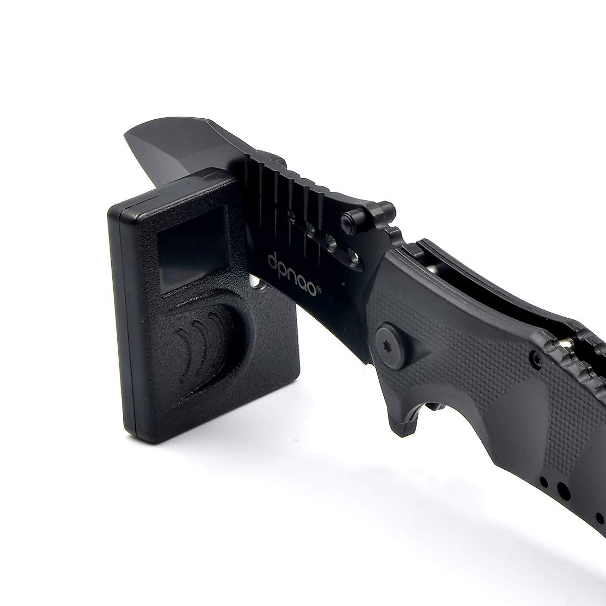 sawkit Pocket Knife Sharpener Ceramic Rod Blade Sharpeners Handheld Mini Size for Outdoors Camping Hiking Hunting Home Kitchen (1-Pack)