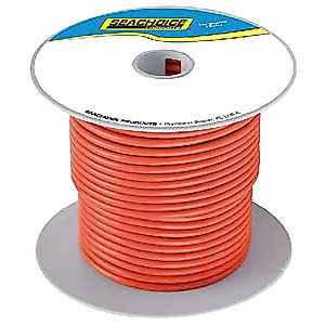 SEACHOICE Tinned Copper Marine Wire (Color: Orange, Size: 100', Option: 14 awg)
