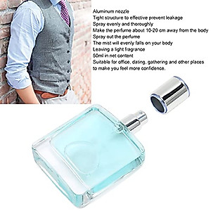 Brrnoo Male Perfume, 50ml Eau De Toilette Spray, Fragrance for Men Eau De Perfum, Long Lasting Scent for Men, Aluminum Spray Head Light Fragrance